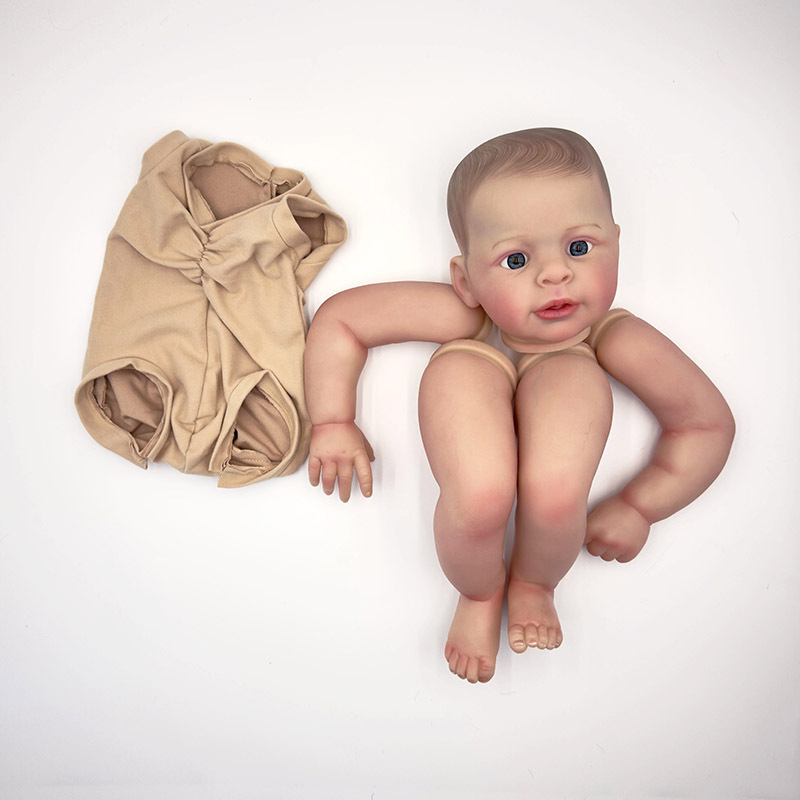 22inch Reborn Doll kit Jaylan 3D painted Skin Doll kit Lifelike ...