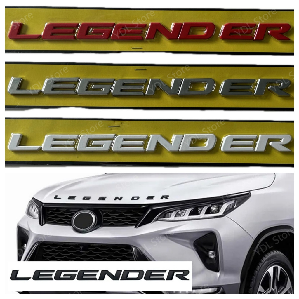 Car Sticker Bonnet Hood Emblem 3D ABS Logo Legender Letter Exterior ...