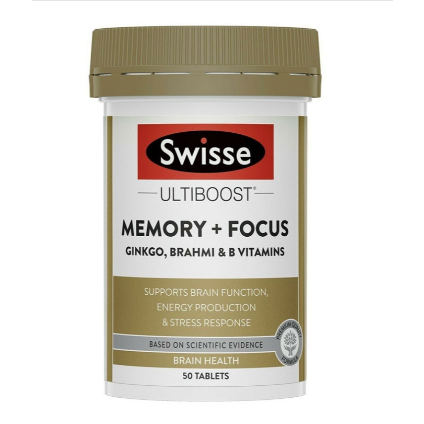 Swisse Ultiboost Memory + Focus 50 Tablets | Shopee Malaysia