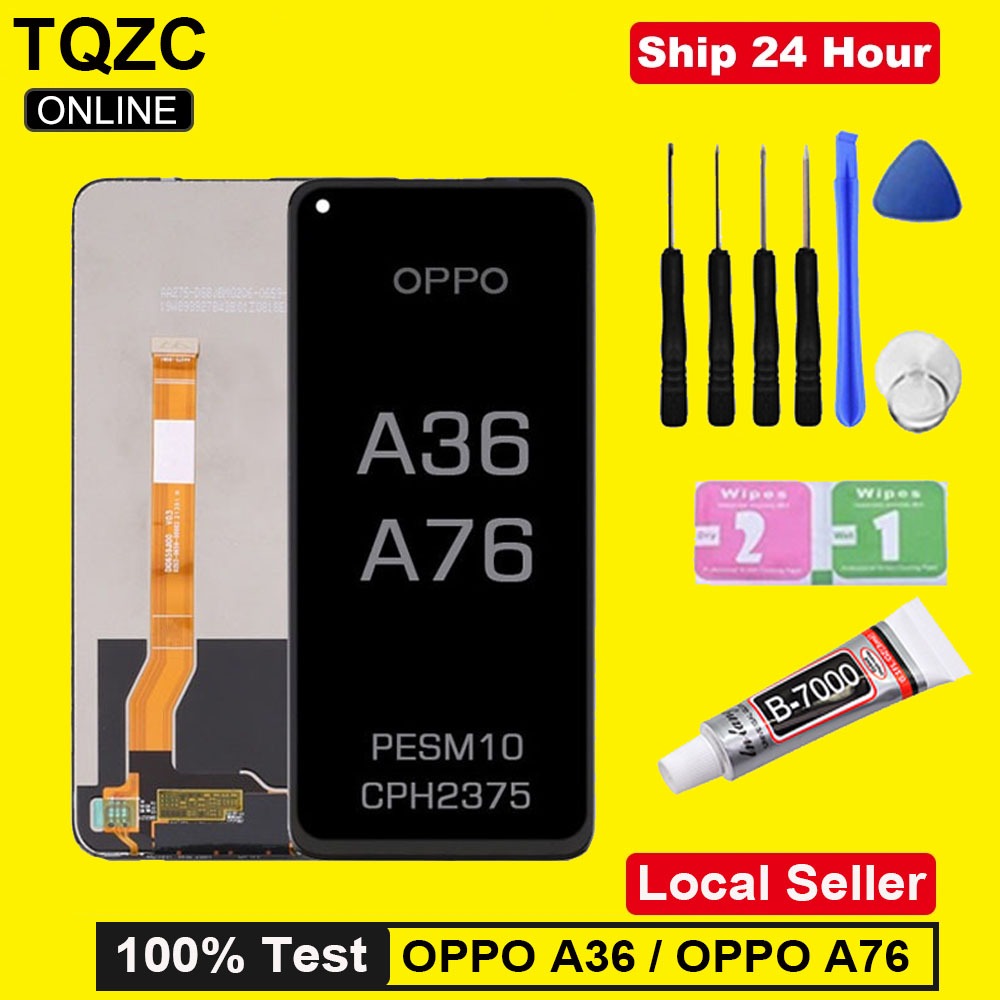 TQZC Original LCD For OPPO A36 / A76 LCD | Shopee Malaysia