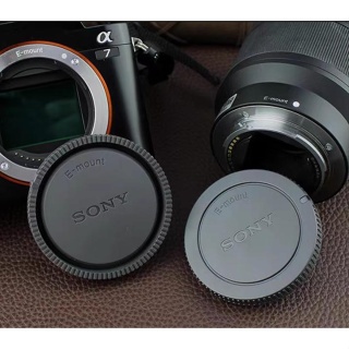 NEW SONY BODY CAP + LENS CAP FOR NEX CAMERA / E-MOUNT LENS | Shopee ...