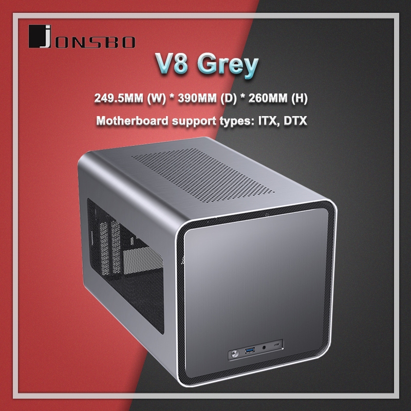 Jonsbo V8 Case Desktop mini pull-out chassis ITX Motherboard 240 Water ...