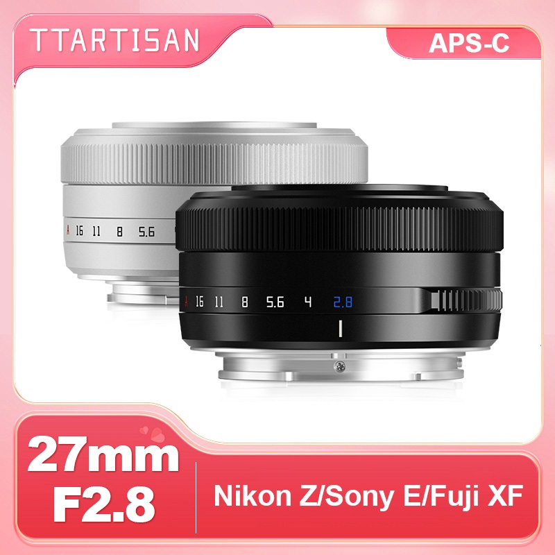 TTArtisan 27mm F2.8 APS-C Auto Focus Eye Recognition Prime Camera Lens for Sony A5000 A7RIII ...