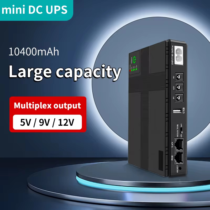 DC UPS Uninterruptible Power Supply Backup Battery 10400mah 5v 9v 12v ...