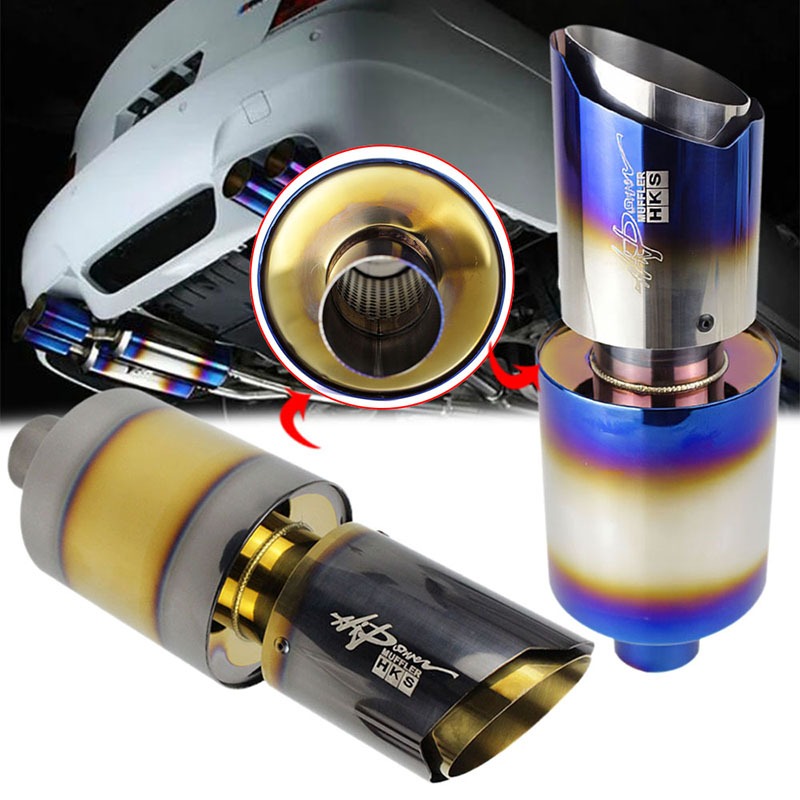 【ITSOK】Universal Stainless Steel Exhuast Tip For HKS Racing Exhuast ...