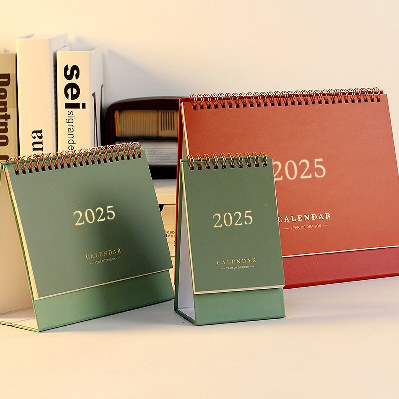 2025 Simple Desk Calendar Small Calendar Portable Schedule Table ...