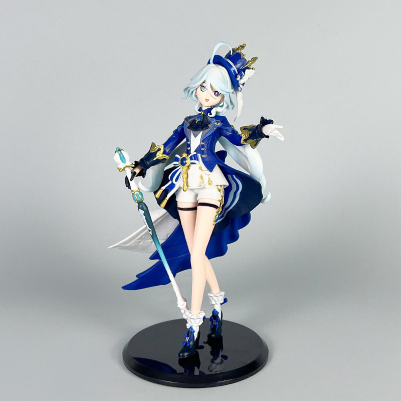 22cm Genshin Impact Furina Action Figure Toys Justice God Water God ...
