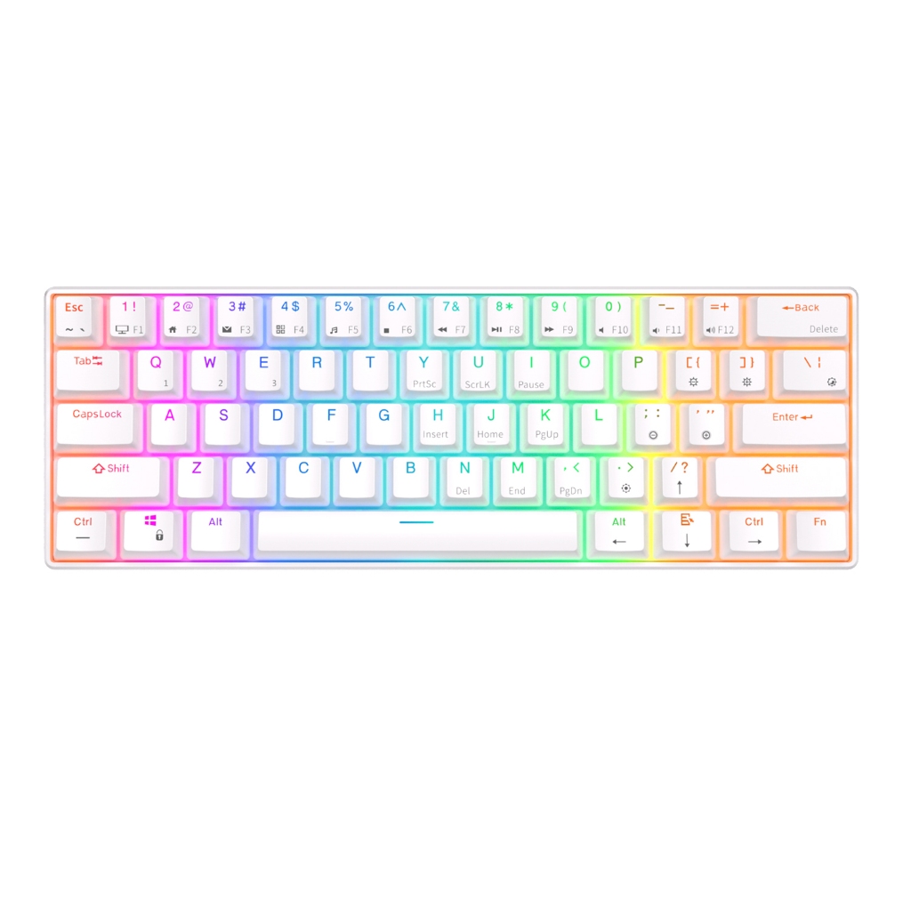 RK61 Royal Kludge Bluetooth 5.0 & USB C Dual Mode RGB Backlit Mechanical Keyboard | Shopee Malaysia