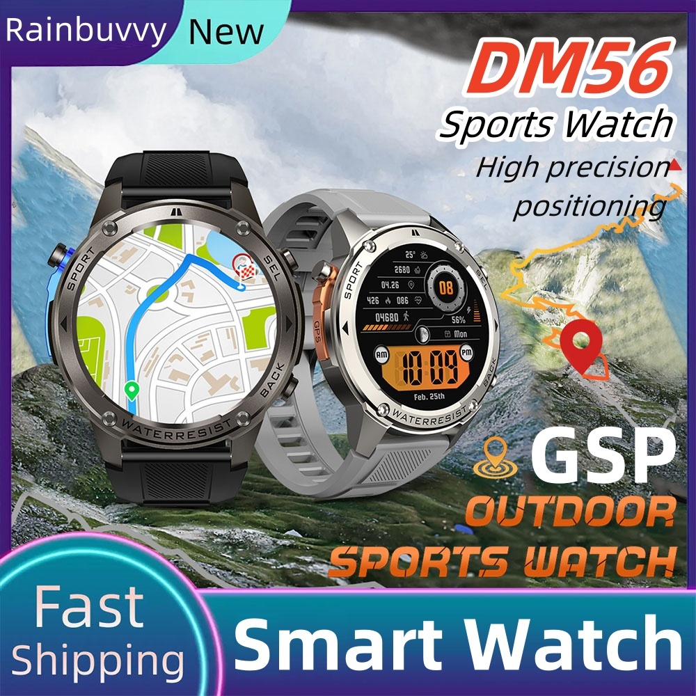 2025 New Rainbuvvy DM56 Metal body Sports Watch 1.43inch AMOLED Full ...