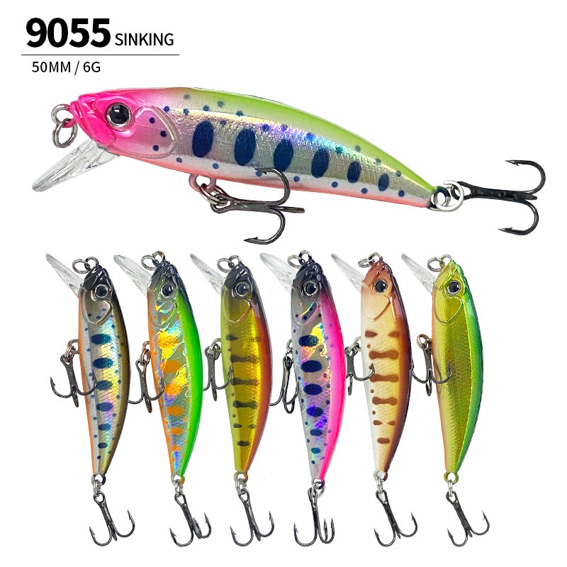 50mm 6grams Sinking Minnow Fishing Lure Hard Bait | Shopee Malaysia