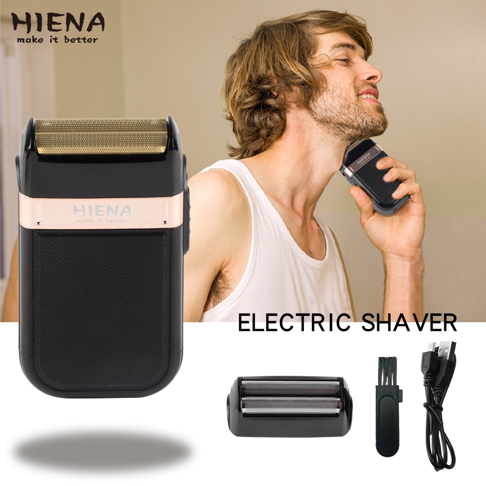 Hiena Electric Shaver for Men Twin Blade Waterproof Reciprocating ...