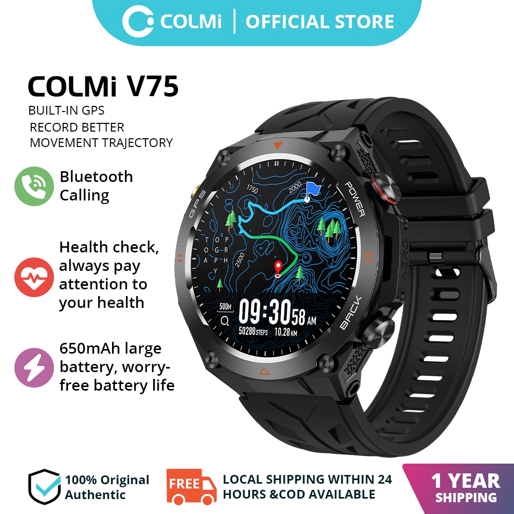 COLMI V75 smartwatch built-in GPS 1.43 HD screen Sports health ...