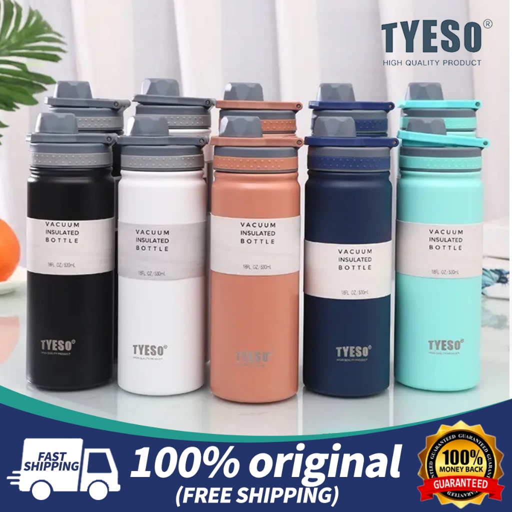 Original Tyeso 750ML Botol Termos Komputer Tangan Vacuum Flask ...