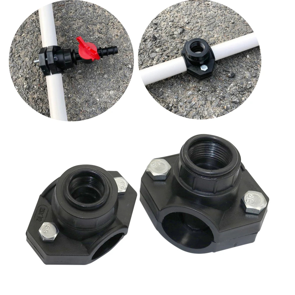 1Pc DN32,DN25 Pipe Clamp Agriculture Irrigation Pipe Saddle Clip Brackets | Shopee Malaysia