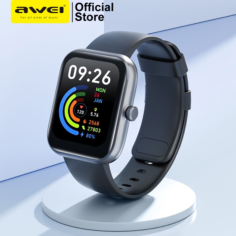 AWEI H45 Smart Watch Bluetooth Call Women Men Lady Sport Fitness Watch ...