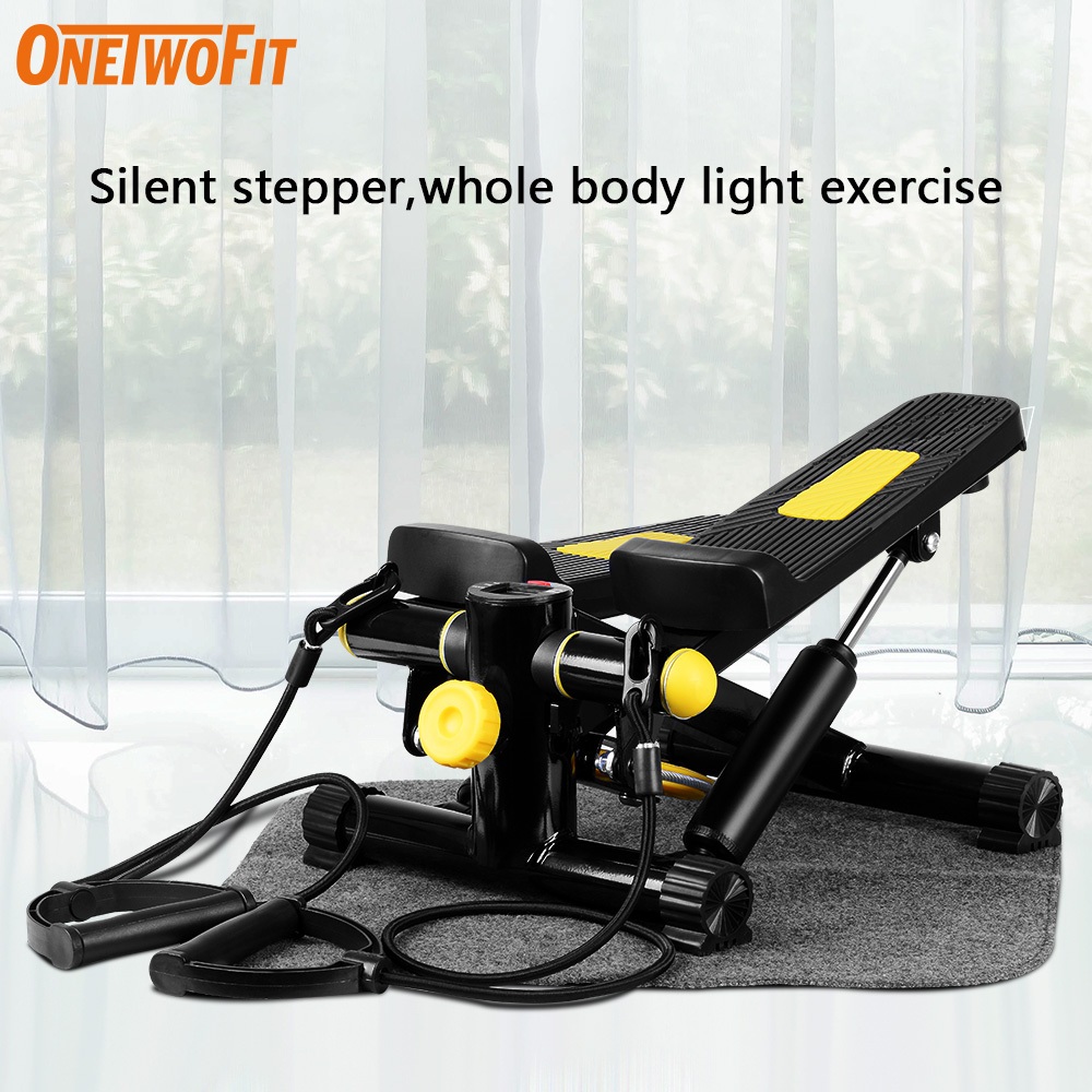 OneTwoFit Home Foot Stepper Sport Exercise Mini Stepper Machine Senaman ...