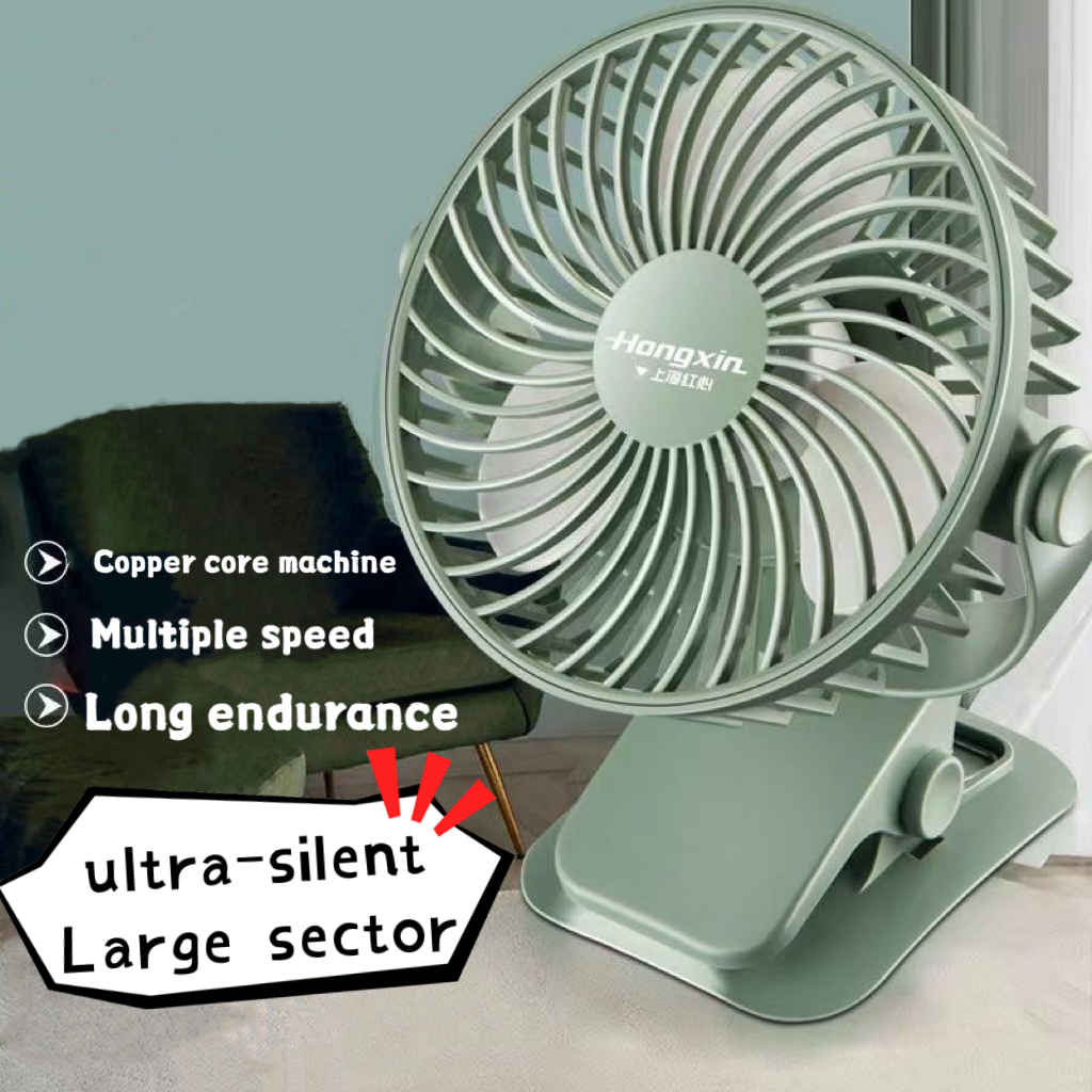 Usb Portable Mini Clip Fan Silent Fan 3-Speed Desktop Fan 360 Degree ...