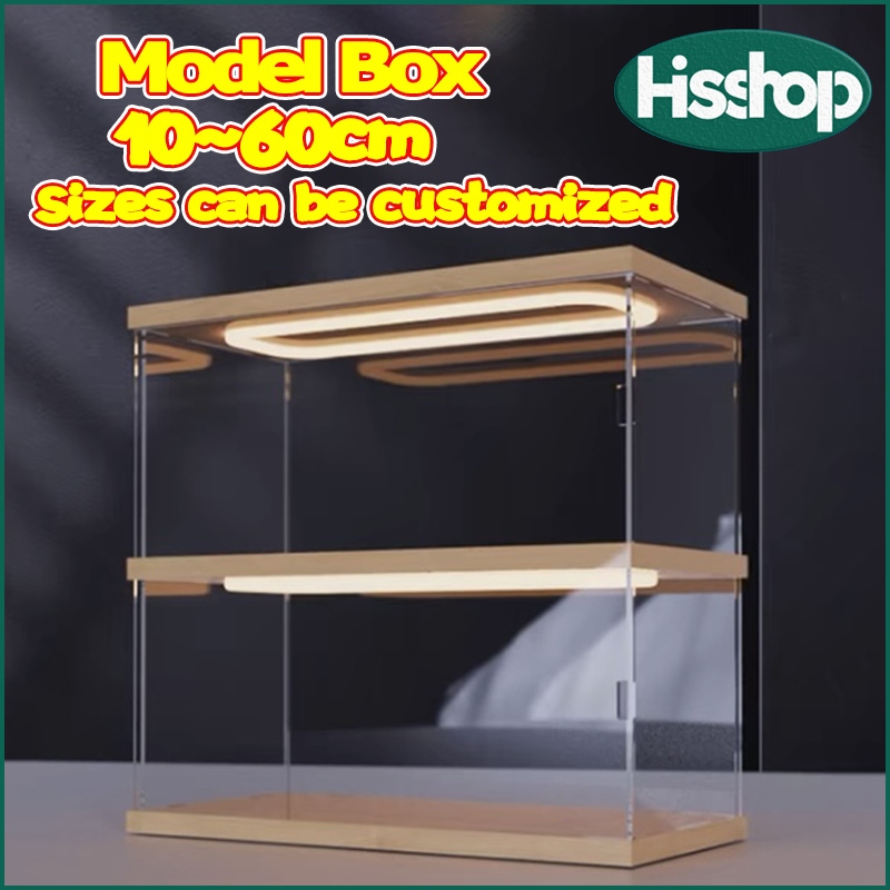 Customizable acrylic display box, suitable for Lego gundam dust box ...