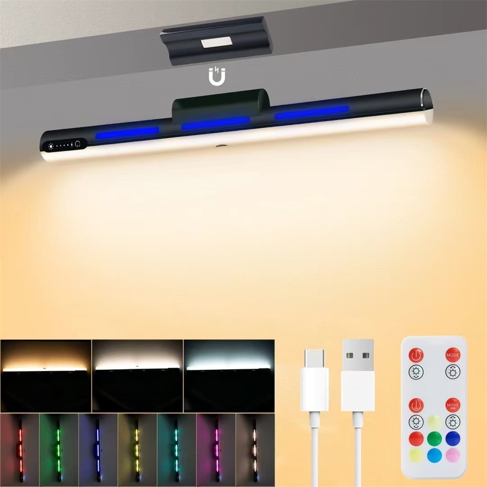 5V USB LED Touch Desk Lamp Monitor Light Bar PC Computer Dimmable ...