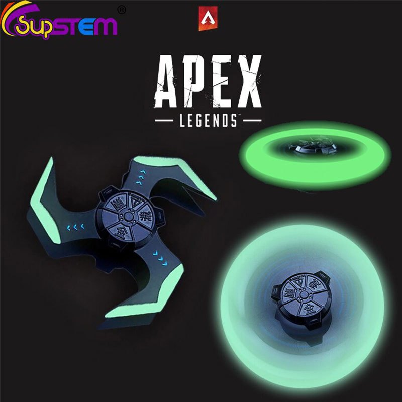 Luminous Apex Fidget Spinner Toys Alloy Apex Legends Arc Stat Spinning ...