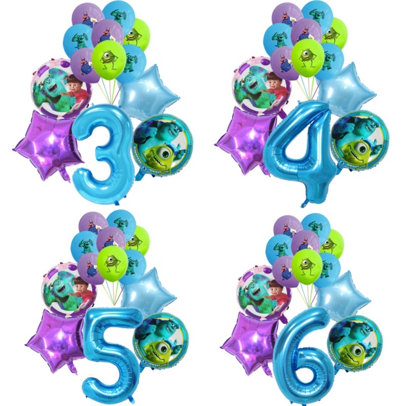 15pcs Disney Monsters University Balloons Birthday Party Decor 32 Inch ...