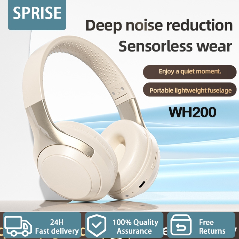 SPRISE WH200 Premium Bluetooth Headphone Earphone Wireless With Mic ...