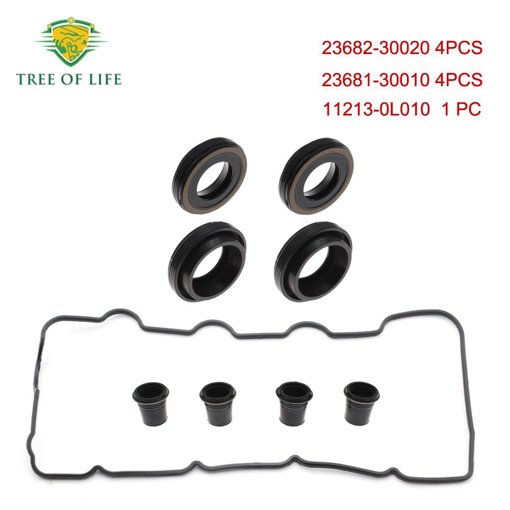 Hilux Hiace 2.5 2KD (2006-15) Valve Cover Gasket Roker Plug Nozzle Seal ...