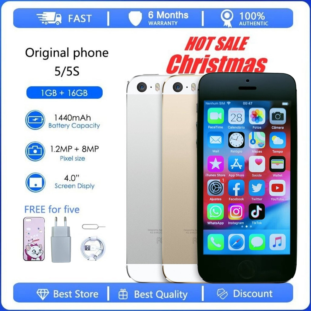 Mobile phone 5/5S/6 16GB/32GB/64GB original unlocked smart second-hand ...