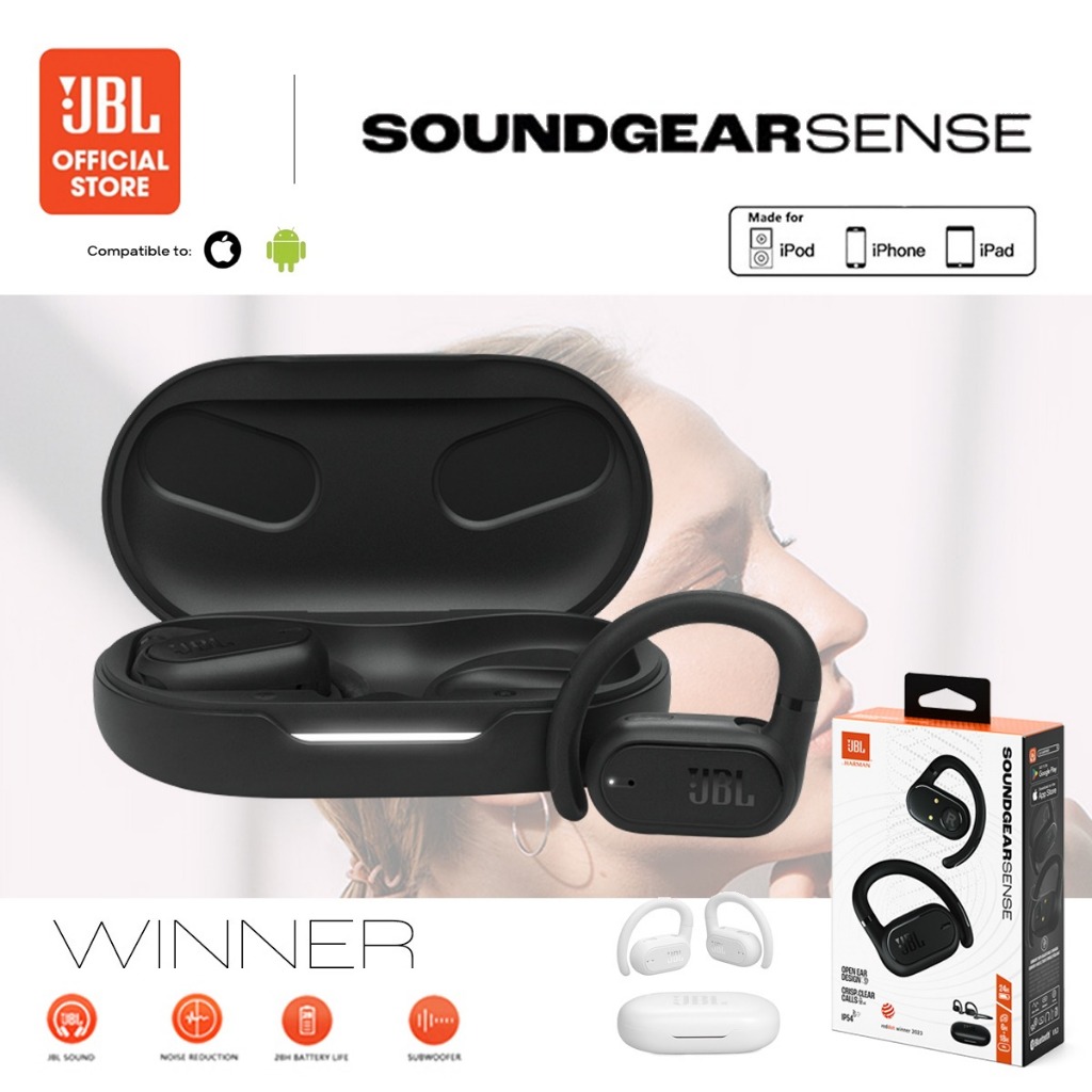 JBL Soundgear Sense True Wireless Bluetooth Earbuds In-Ear Earphones ...