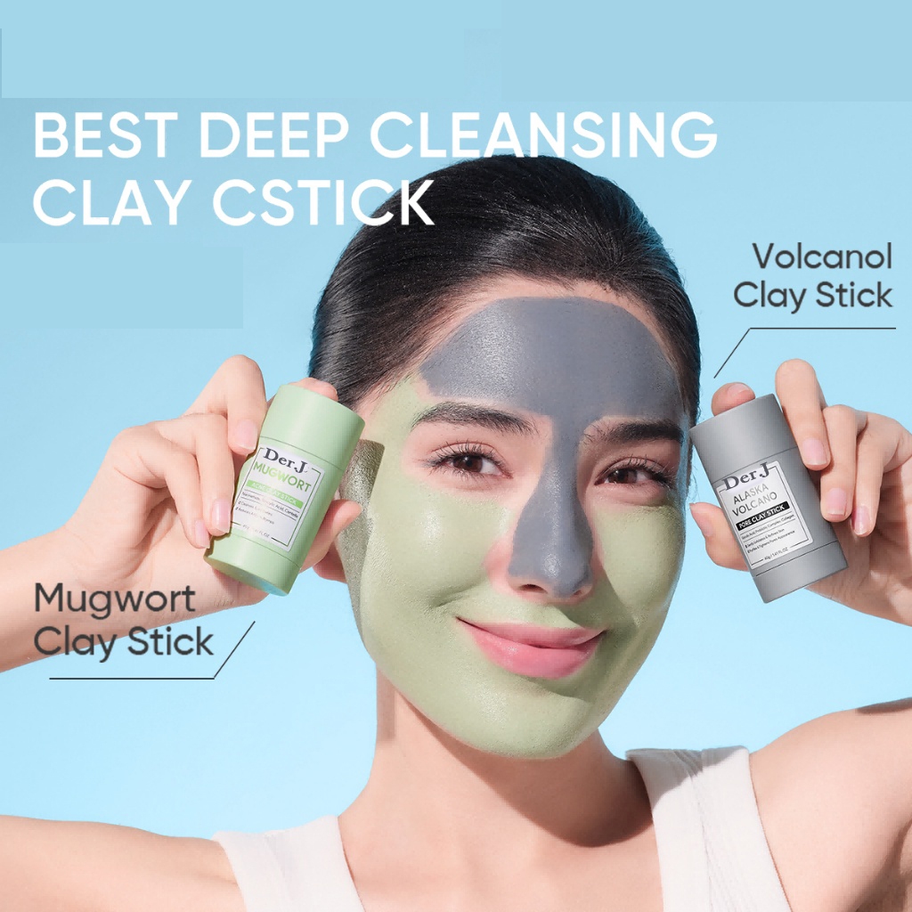 New Acne clay mask Clay Mask Cleanses Oil Control Anti-Acne Wormwood ...