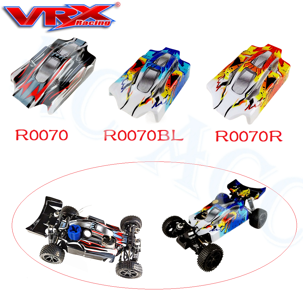 RC VRX R0070 R0070BL R0070R 275MM Wheelbase PVC Body Shell For 1/10 VRX ...