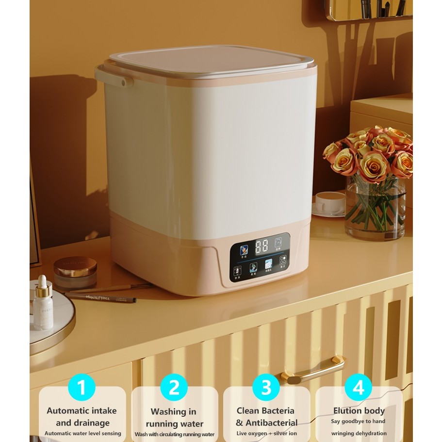 Fully Automatic Water Inlet and Outlet Underwear Washing Machine ...