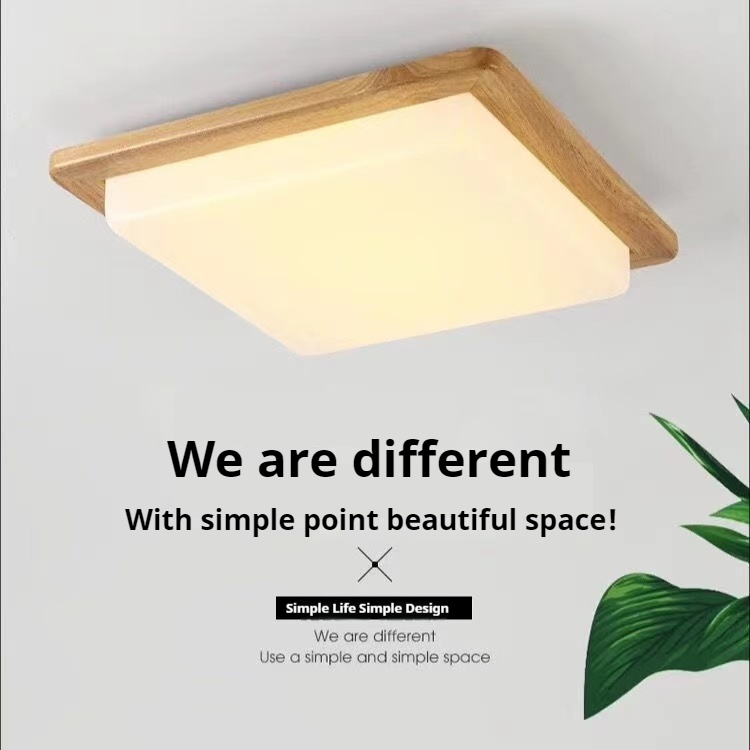 Ceiling Light Japanese Style Light Solid Wood Light, Bedroom Light ...