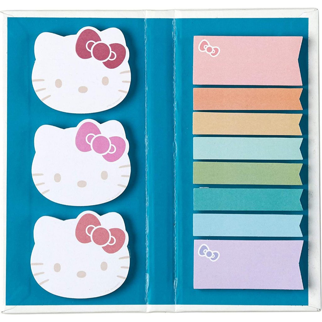 Sticky Note Booklet - 11 Adhesive Notepads with 50 Sheets Each, 550 ...