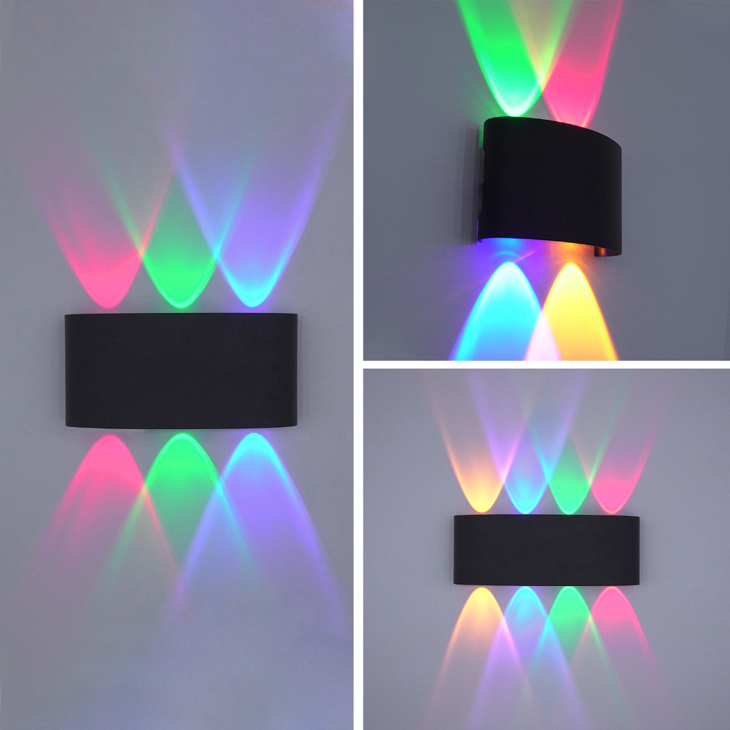 KICAAO color light 4W/6W/8W modern color light wall lamp for bedroom ...