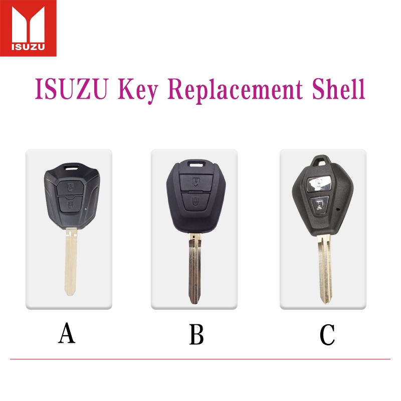 ISUZU Key Replacement Shell Key Cover Protector For Isuzu D-MAX/MU-X/MU ...