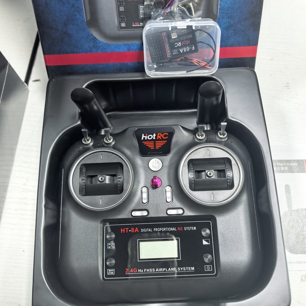 HotRC HT-8A 2.4GHz 8CH 8A RC Transmitter PWM FHSS with F-08A Receiver Radio System | Shopee Malaysia