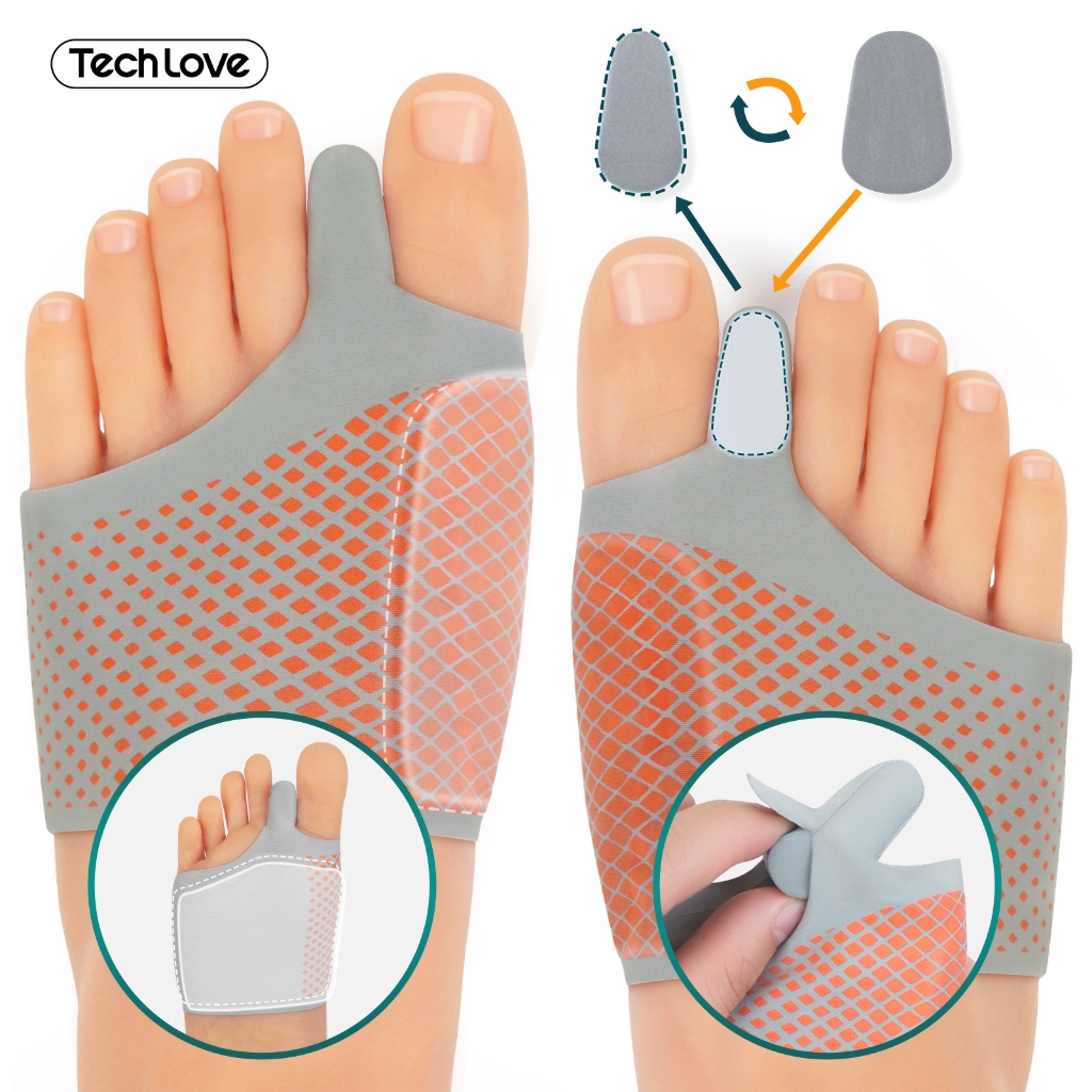 Tech Love Toe Separator With Adjustable Big Toe Bone Protector Toe ...