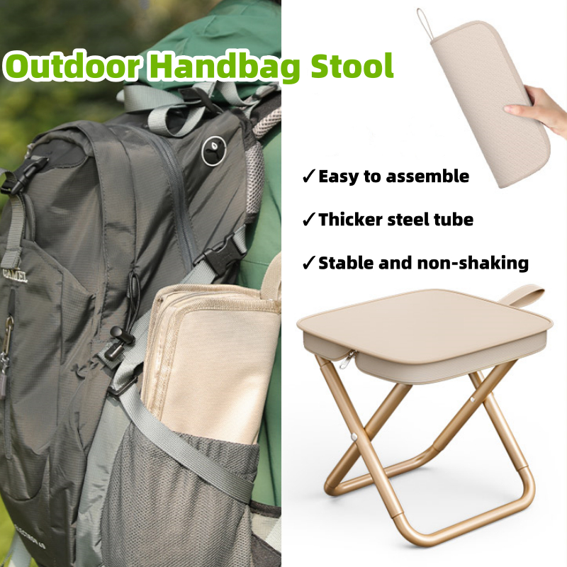 Outdoor Folding Handbag Stool Camping Chair Ultralight Park Stool ...