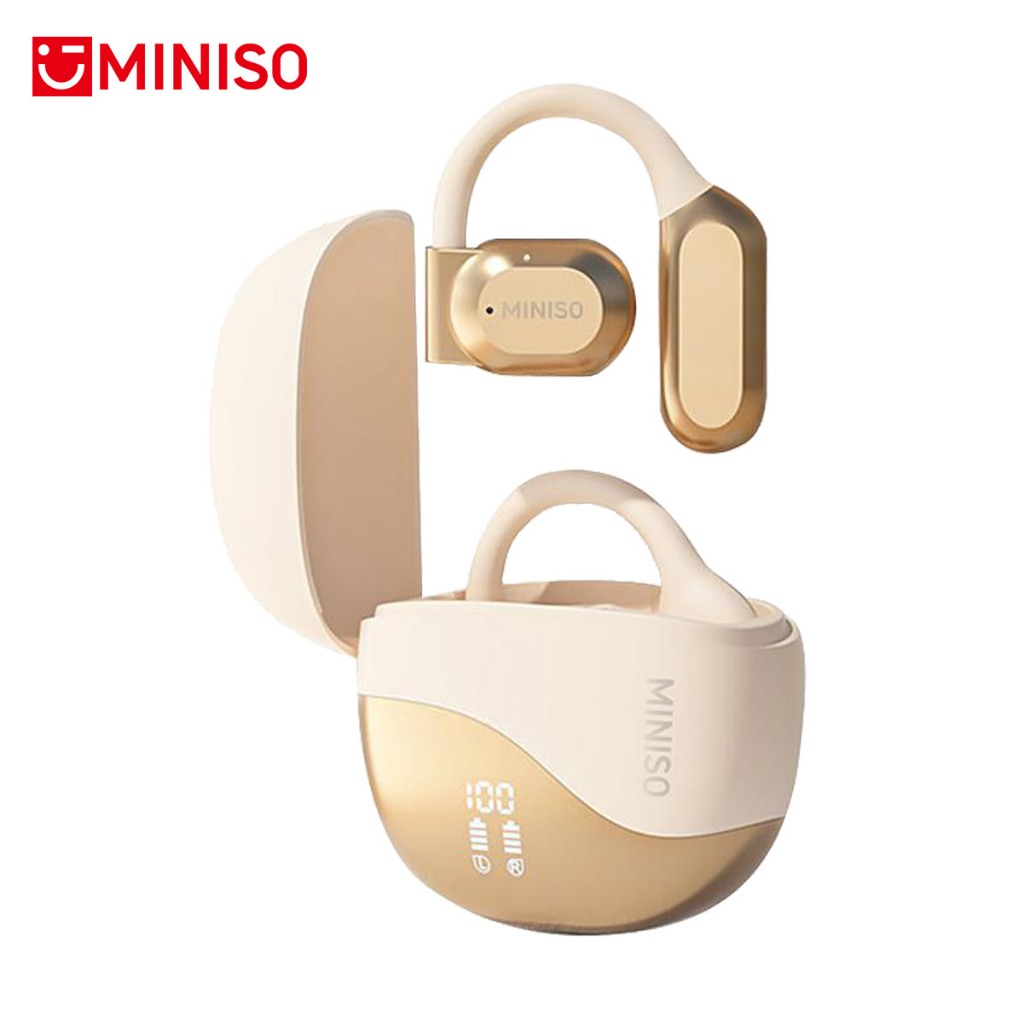 MINISO X38 Open Ear Earphones Bluetooth 5.4 Earphone with Mic Noise ...