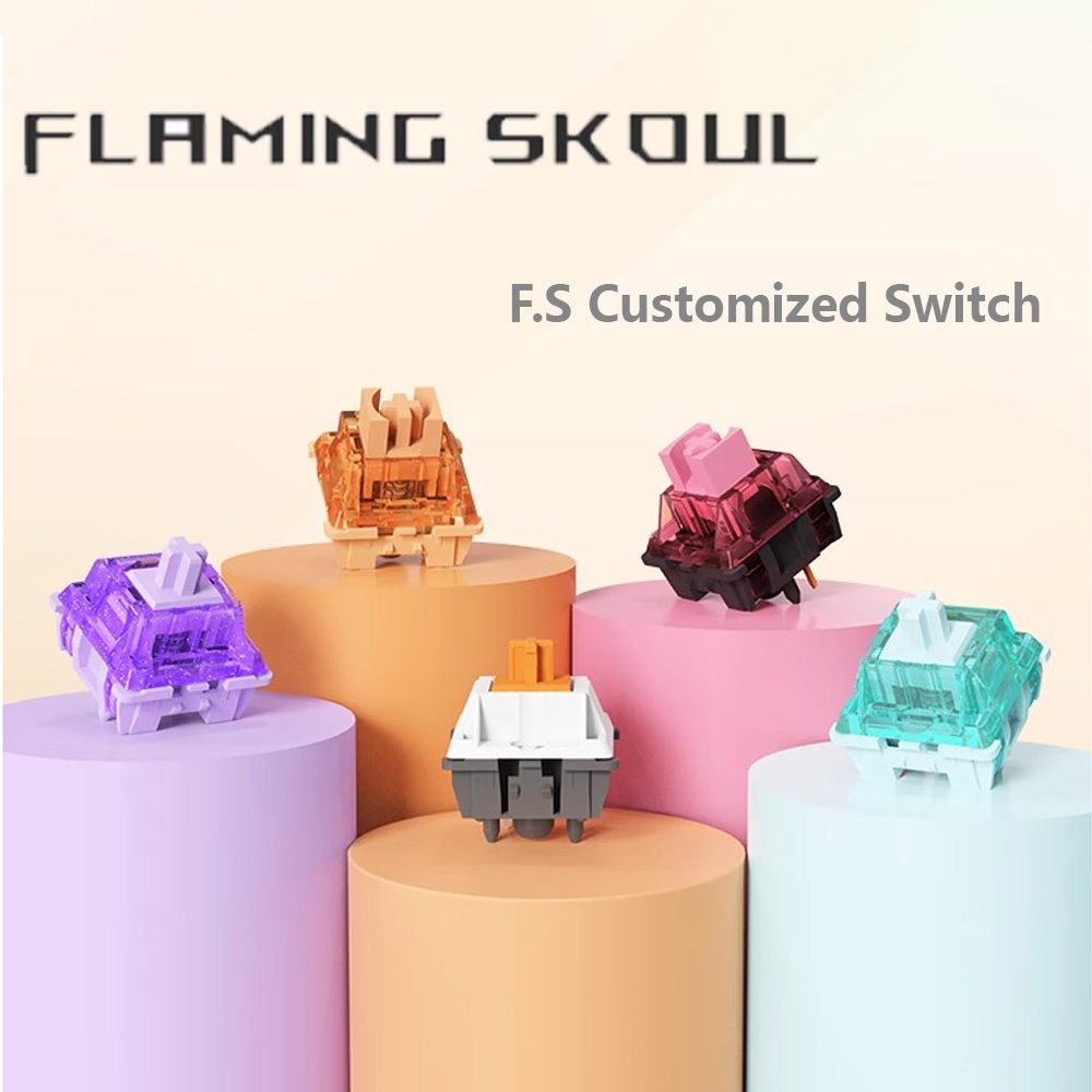 -LW- FLAMING SKULL FS Switch Customized Mechanical Keyboard Switch ...