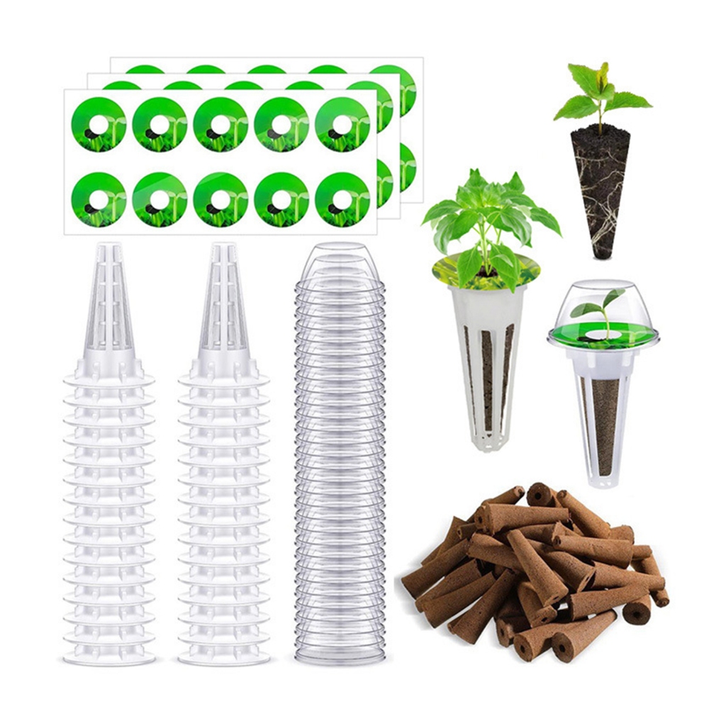 5 Set Planting Seedling Pots Gardening Vegetable Flower Germination ...