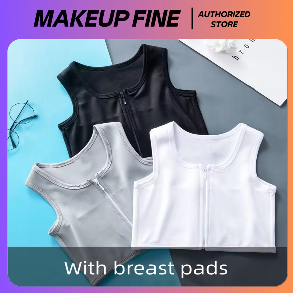 Bandage Chest Binder Baju Melayu Budak Baju Melayu Budak Front Zipper