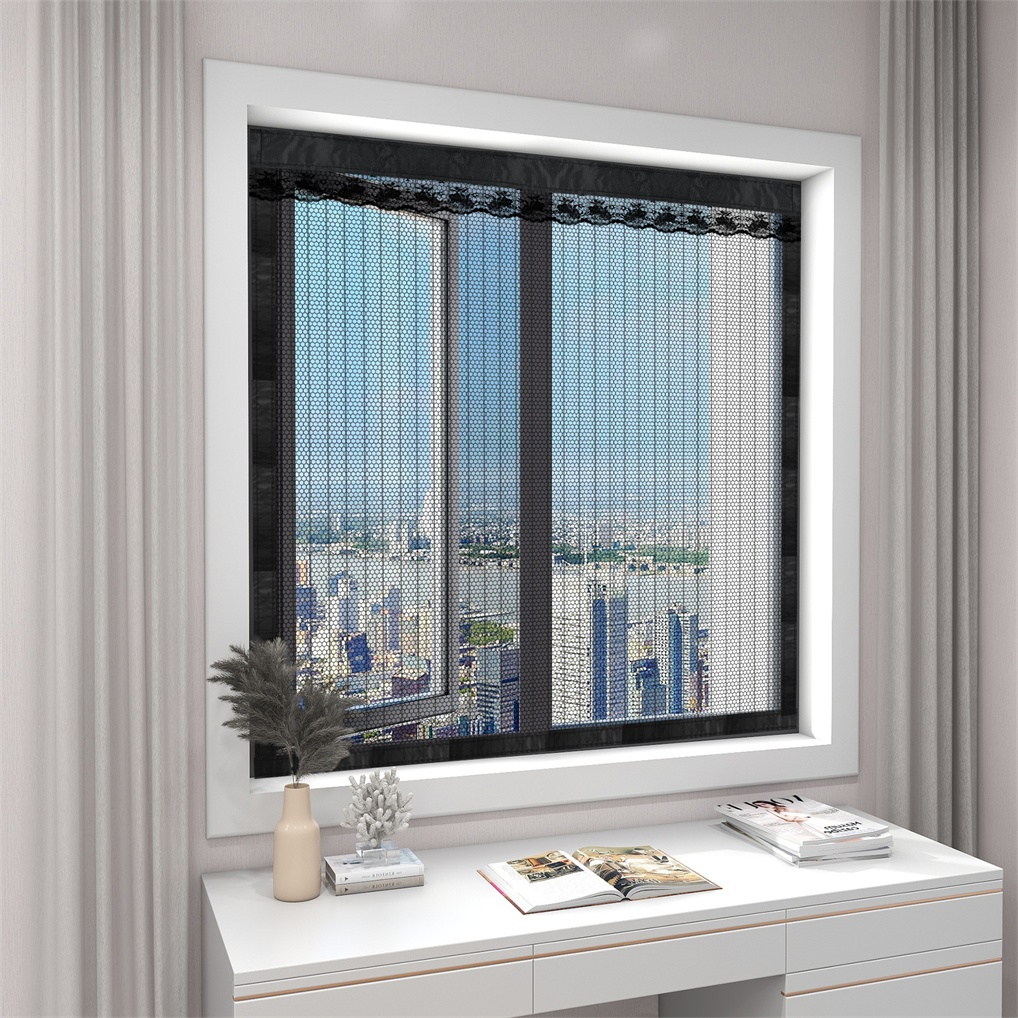 Magnetic Window Screen Self-adhesive Magnet Window Mesh Curtain ...