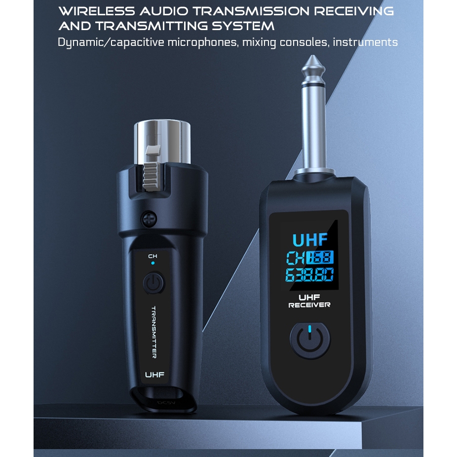 2.4G Grenade wired conversion wireless microphone system transmitter ...