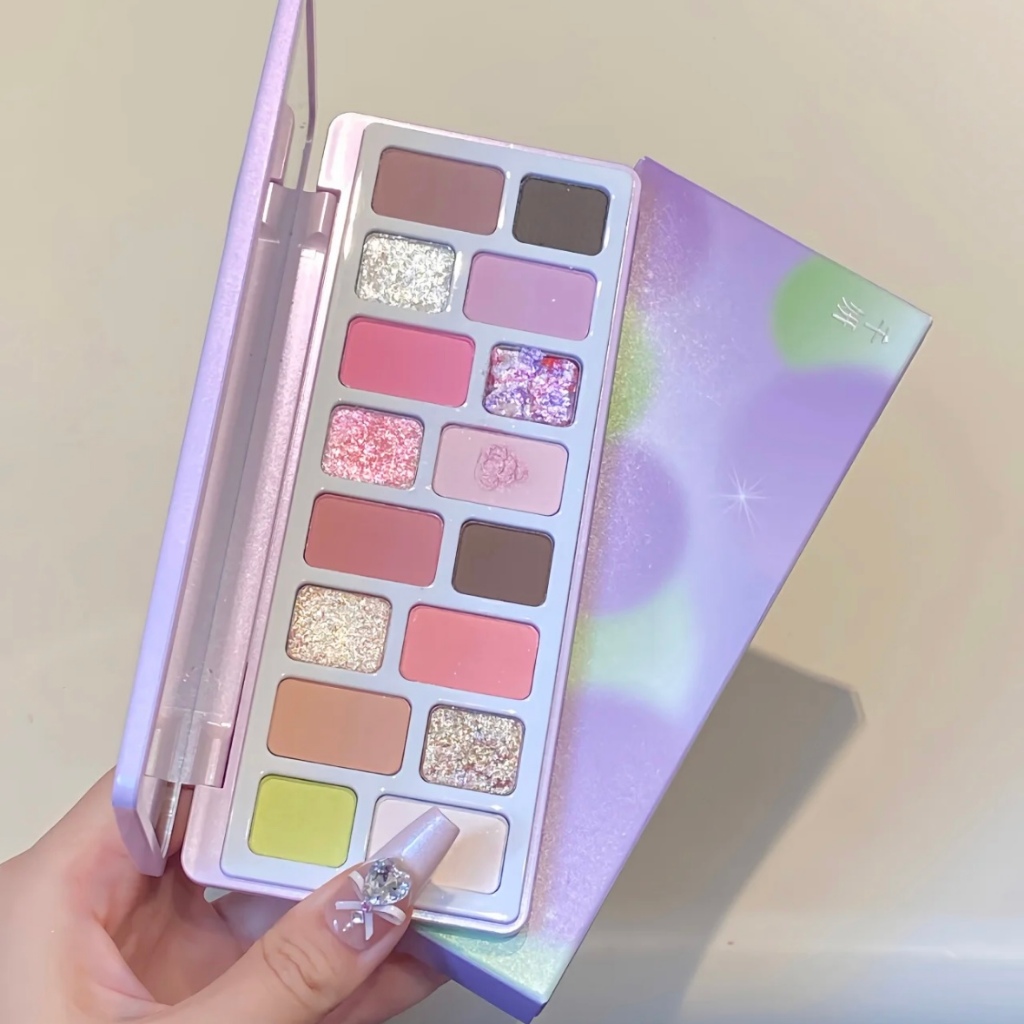 CHEERYEP True 16 Color Eyeshadow Palette | Shopee Malaysia