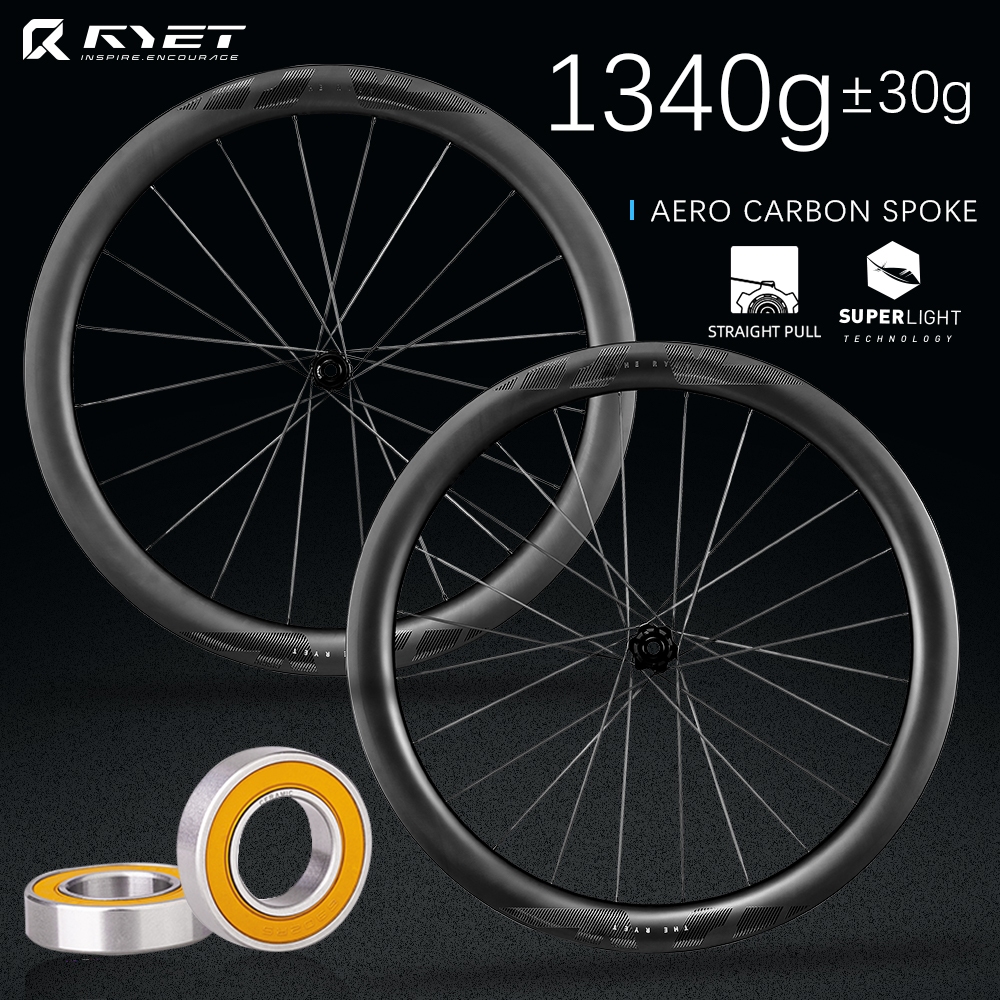 NEW ARRIAVL!!LEXON RYET Road Carbon Wheels 46/50/55MM 1340g Ceramic ...