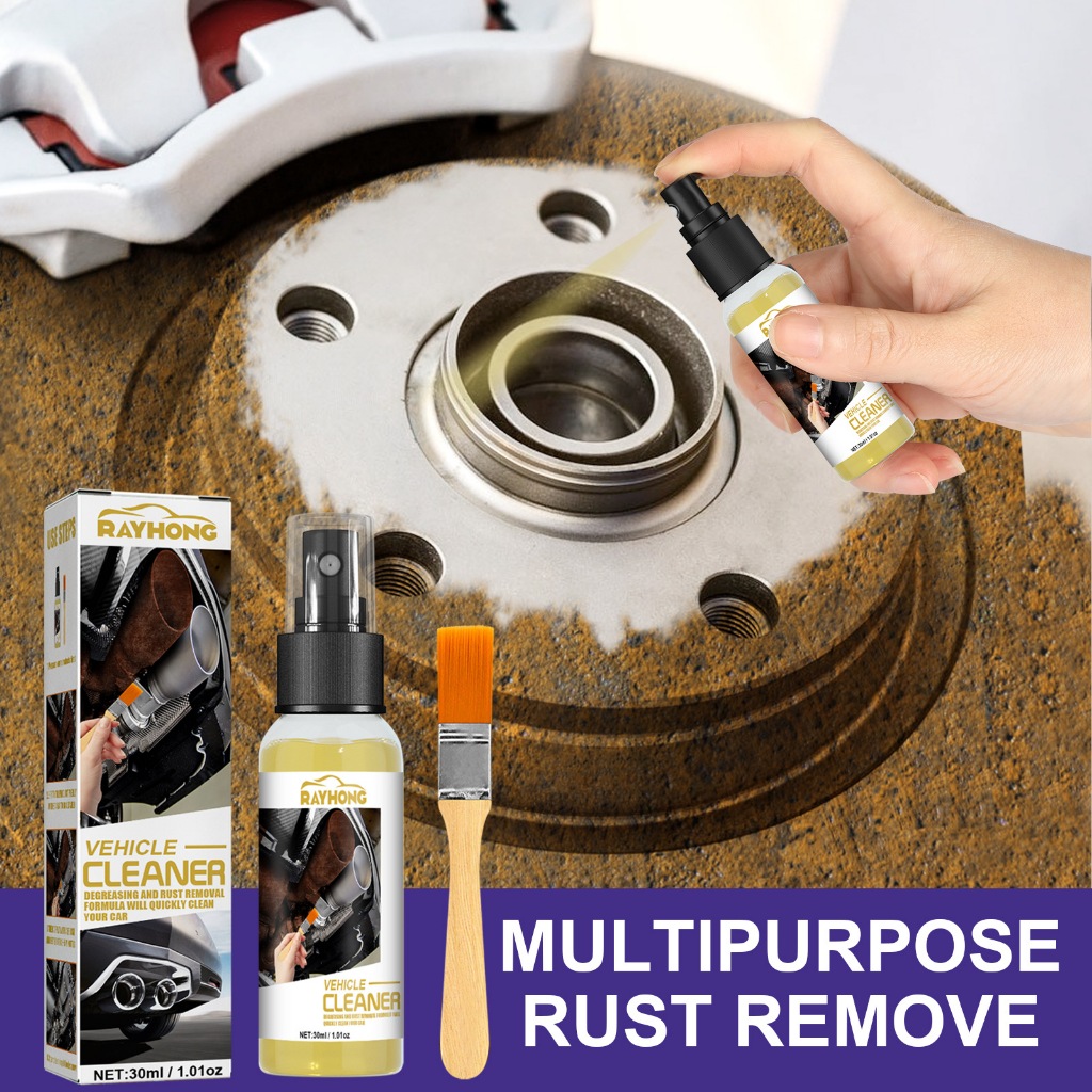 Local Stock>Car rust removal spray 30ml metal rust removal cleaner ...