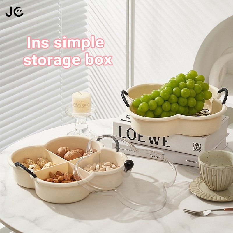 Household Portable Living Room Coffee Table Snacks Candy Fruit Storage ...