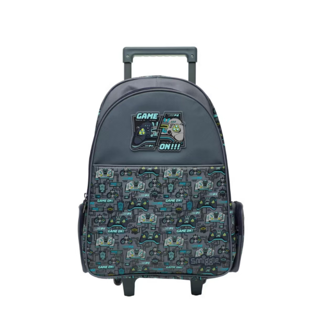 Smiggle Game On Trolley Backpack With Light Up Wheels | Shopee Malaysia